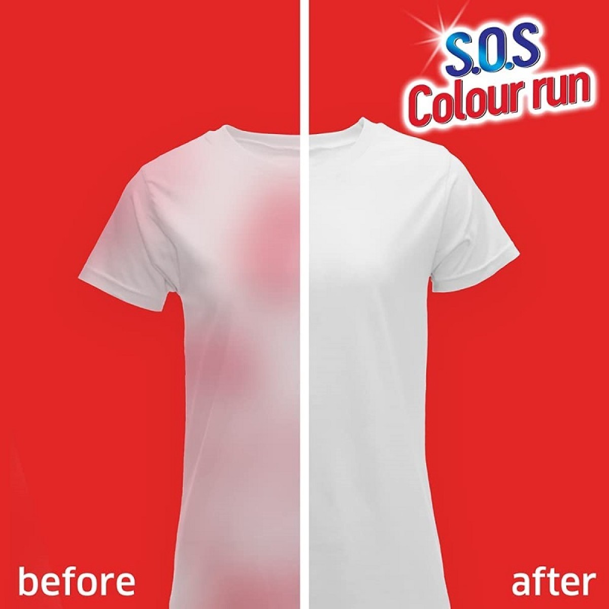 Dylon SOS Colour Run Remover – 2 Sachets | Restore Colour Damaged Clothes